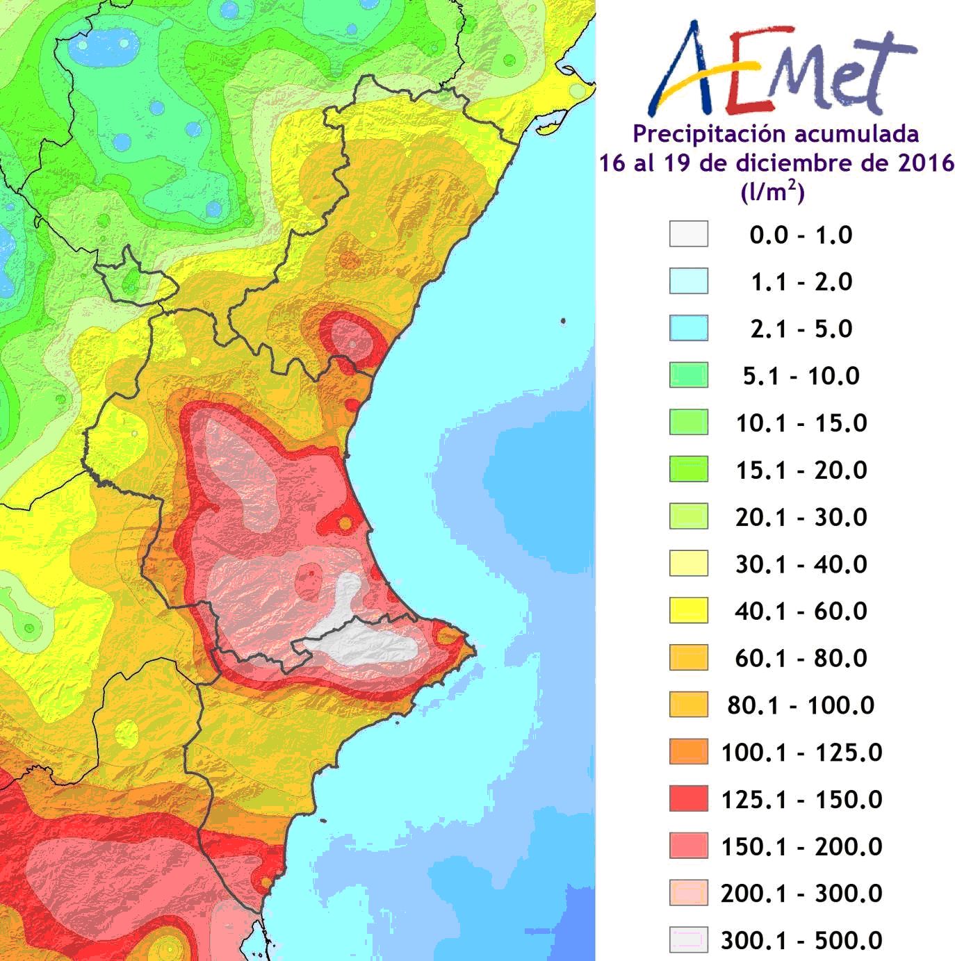 Temporal de Levante en la Comunidad Valenciana: 16-19 diciembre 2016 ...